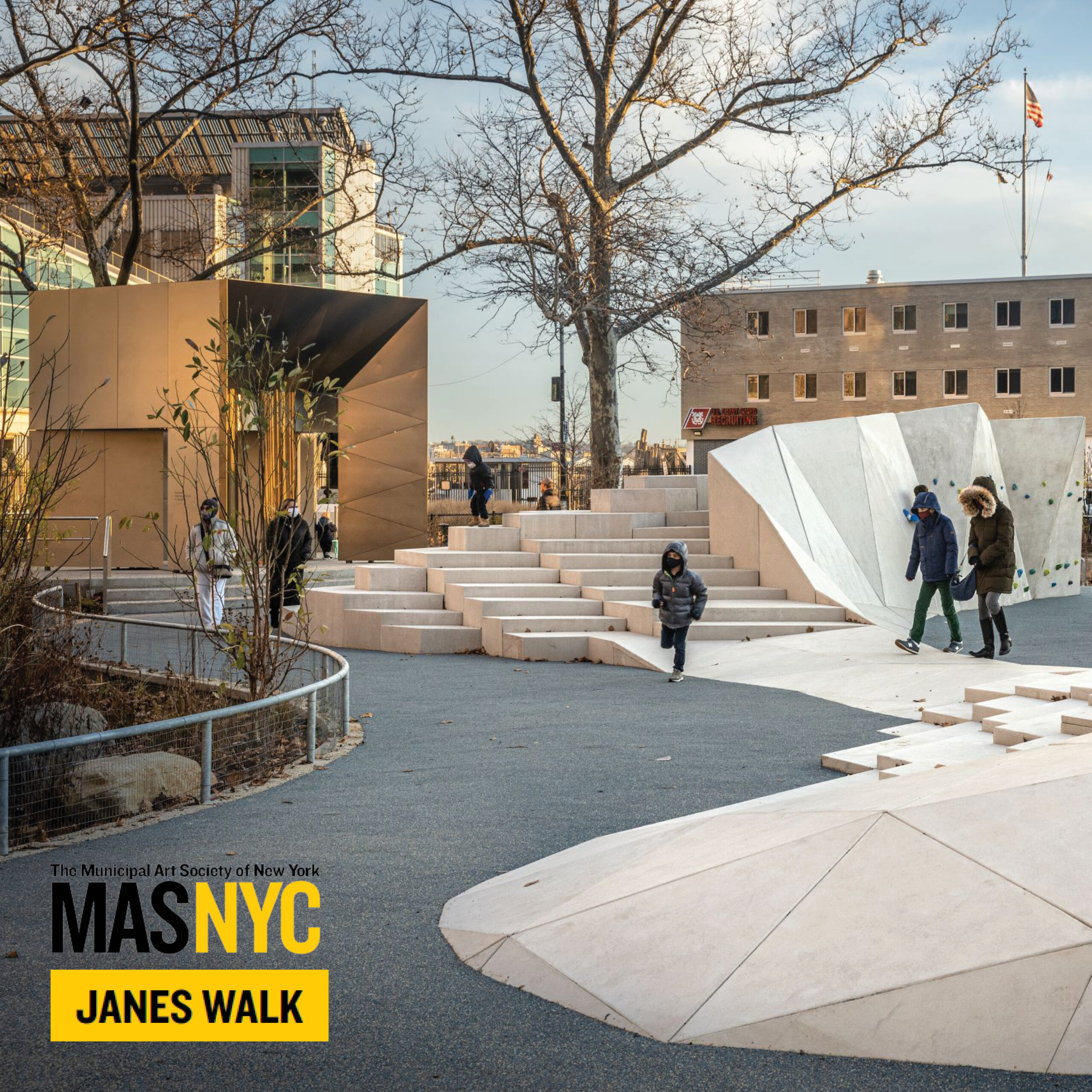 2022 Municipal Art Society's Jane's Walk Tour of Battery Playscape on ...