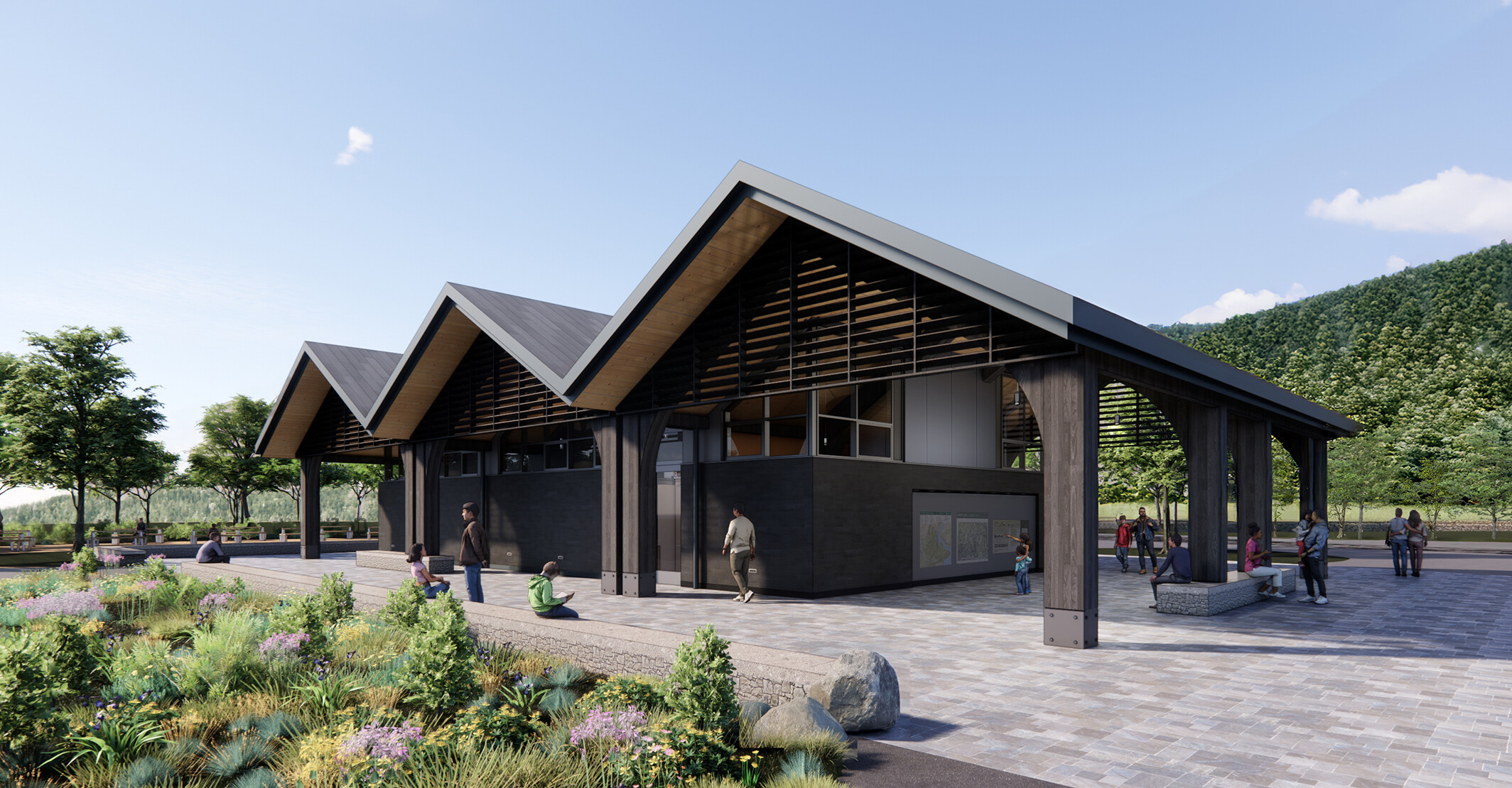 Bear Mountain State Park Public Restrooms - BKSK Architects